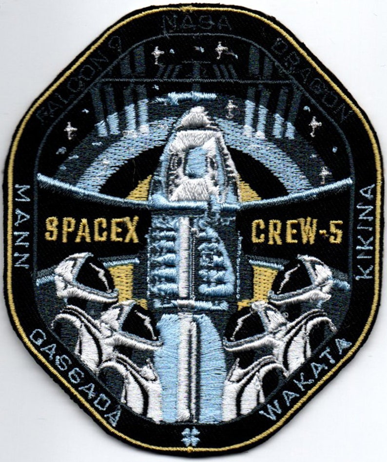 Human Space Flights 2022 Spacex Crew-5 Dragon Wakata Soyuz MS-22 Flown ISS Film Estee National ...