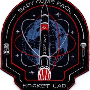 Rocket Lab 35-43 Electron Human Space Flights Badge Iron on Embroidered ...