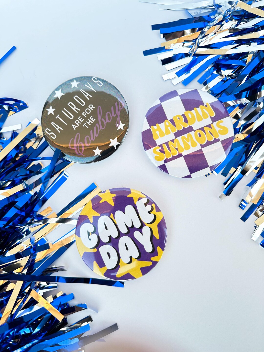 Hardin-simmons University Buttons - Cowboys Game Day Buttons - Gameday ...