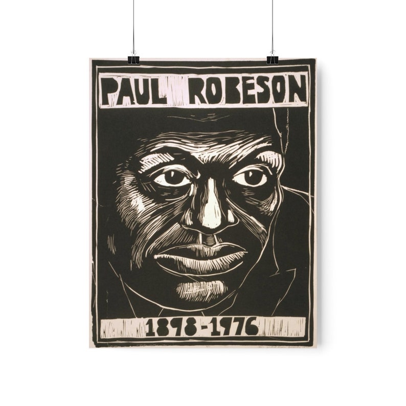 Paul Robeson 1898-1976 1976 Poster: Historic Civil Right - Etsy