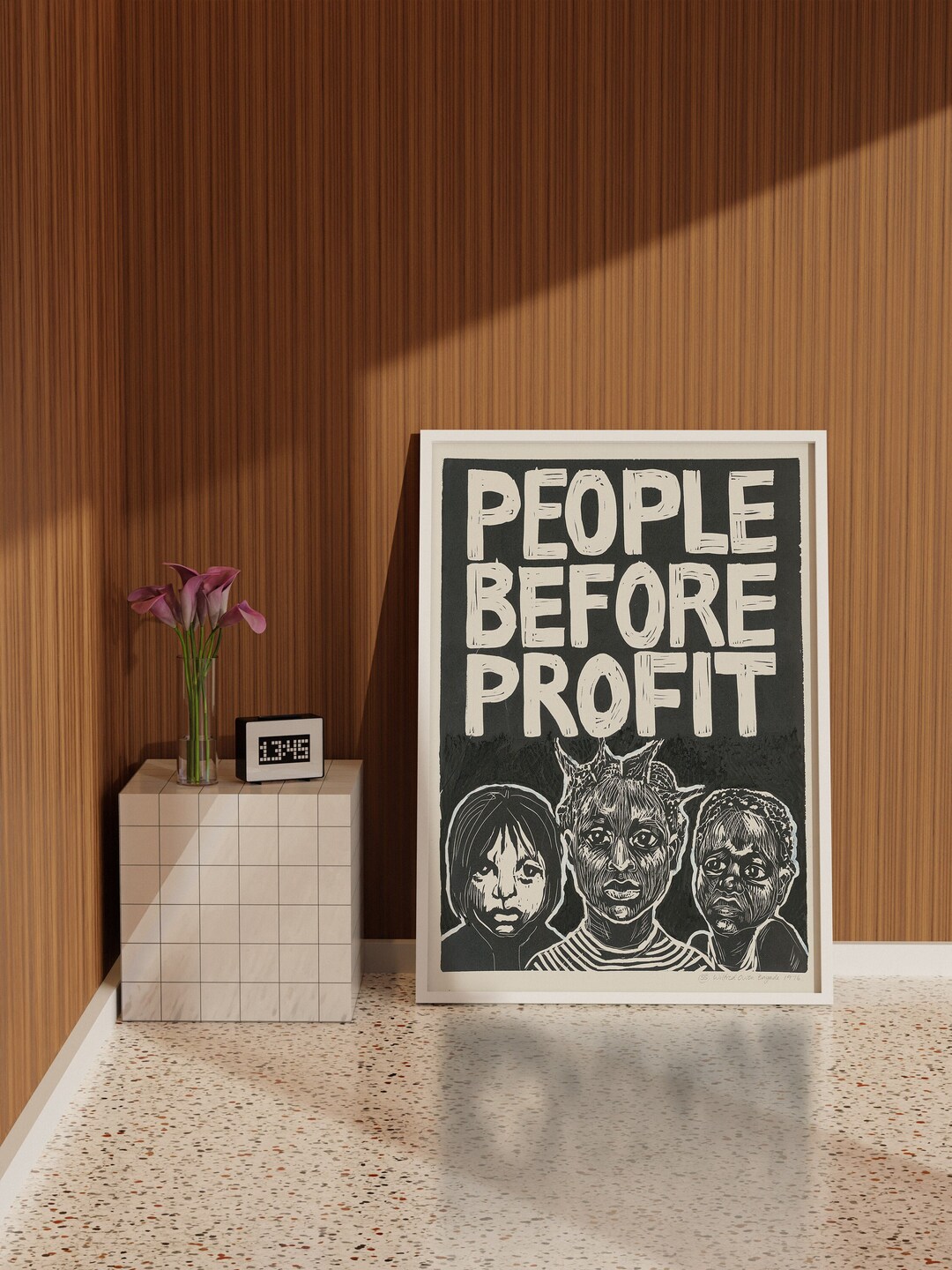 People Over Profit (1976) Poster: Historic Social Justice Print and 70s ...