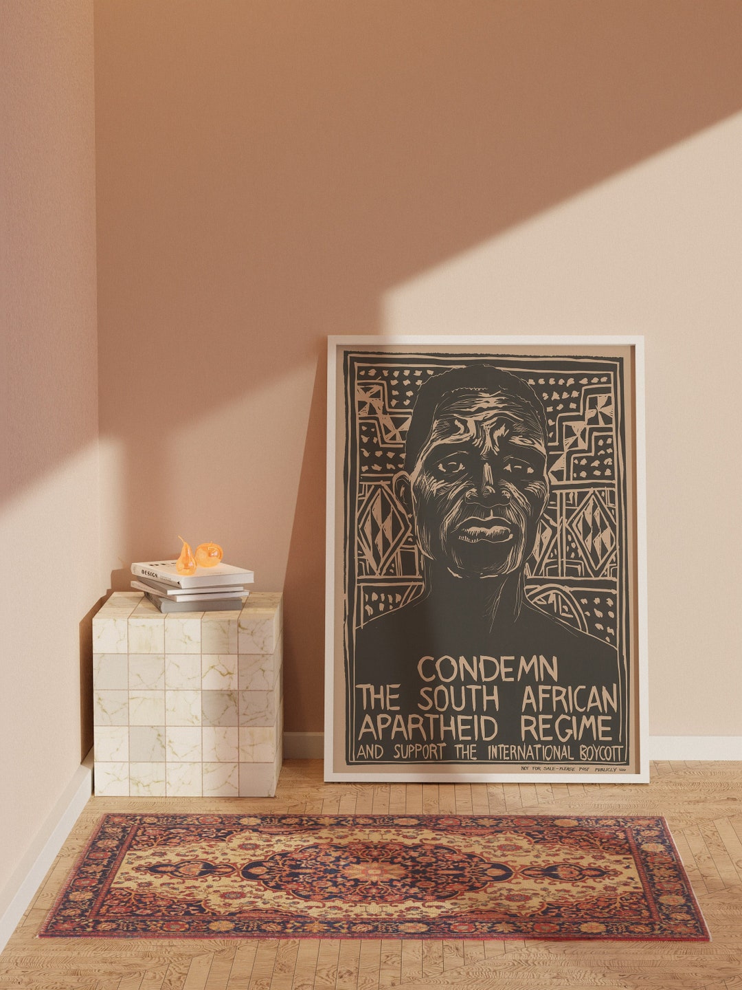 Condemn the South African Apartheid (1976) Poster: Vintage Human Rights ...