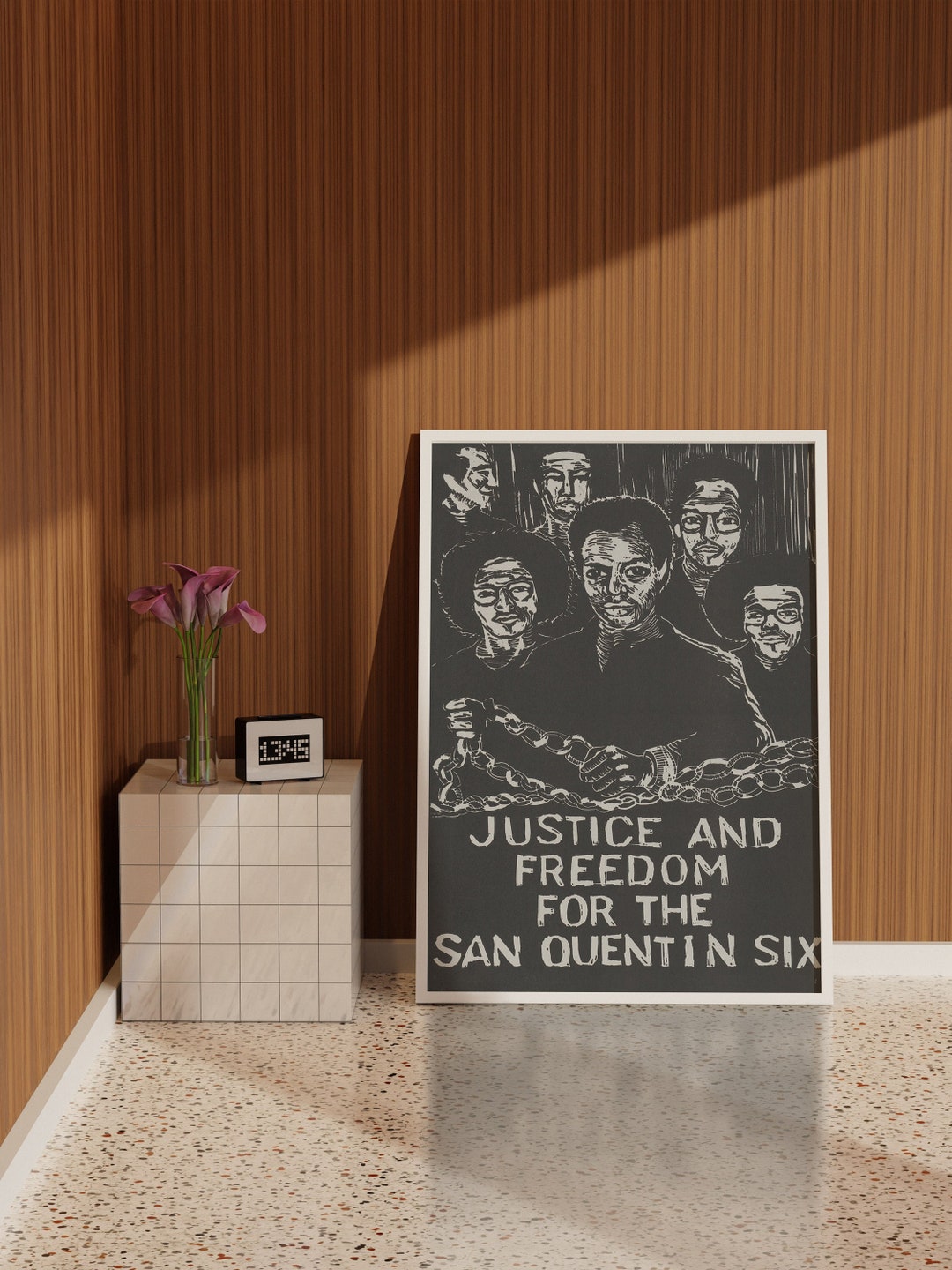 Justice and Freedom for the San Quentin Six (1975) Poster: 70s Civil ...