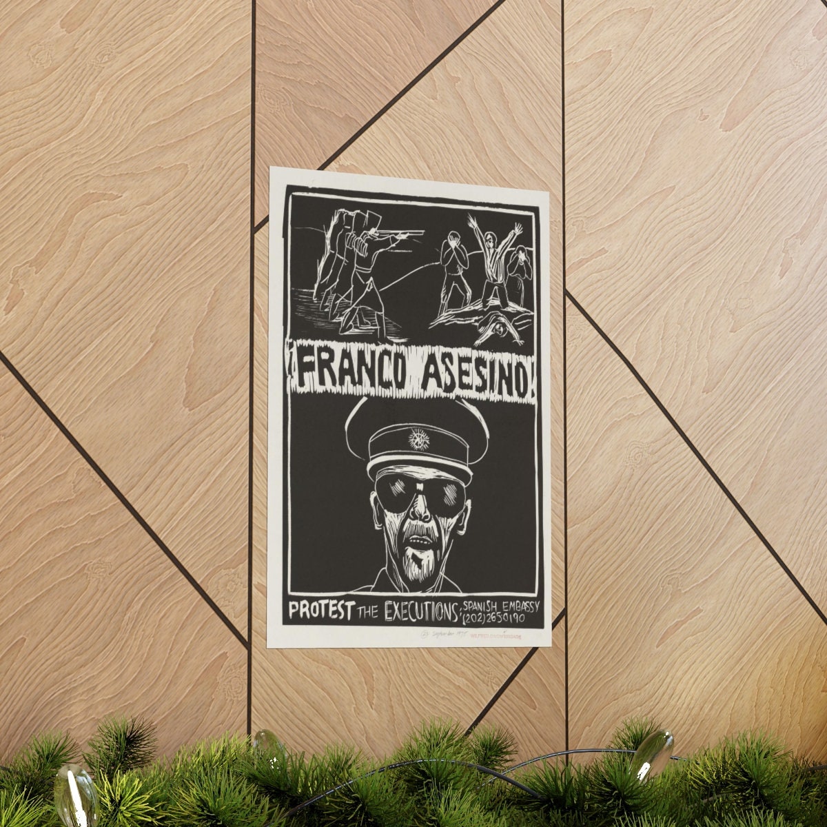 Franco Asesino (1975) Poster: Vintage Social Justice Print for ...