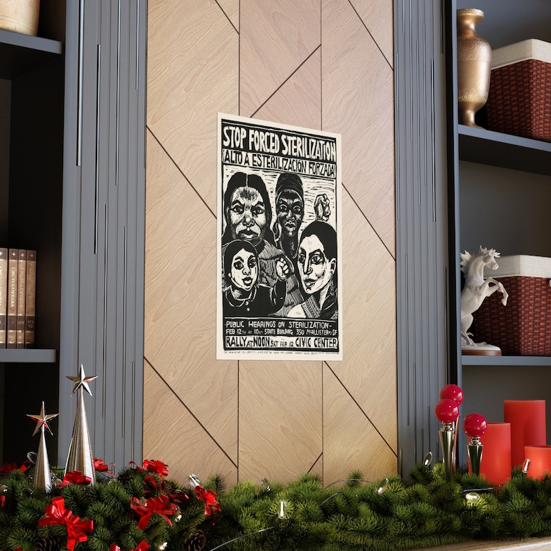 Stop Forced Sterilization 1977 Poster: Vintage Womens Reproductive ...