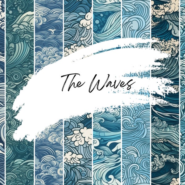 Waves Paper - Etsy