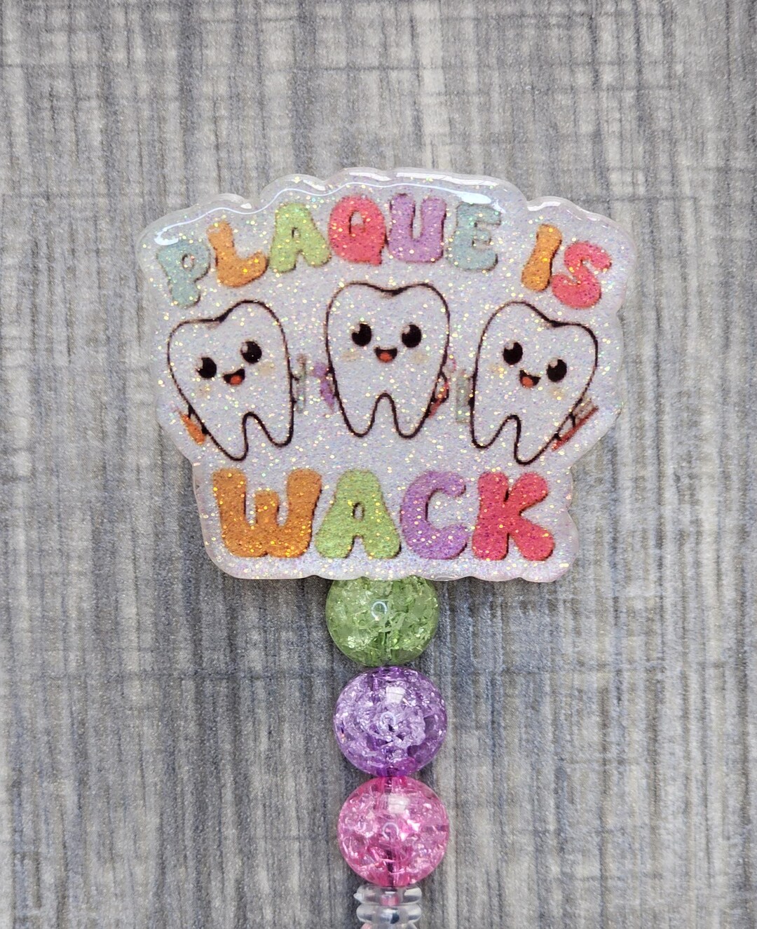 Plaque is Wack Badge Reel - Etsy