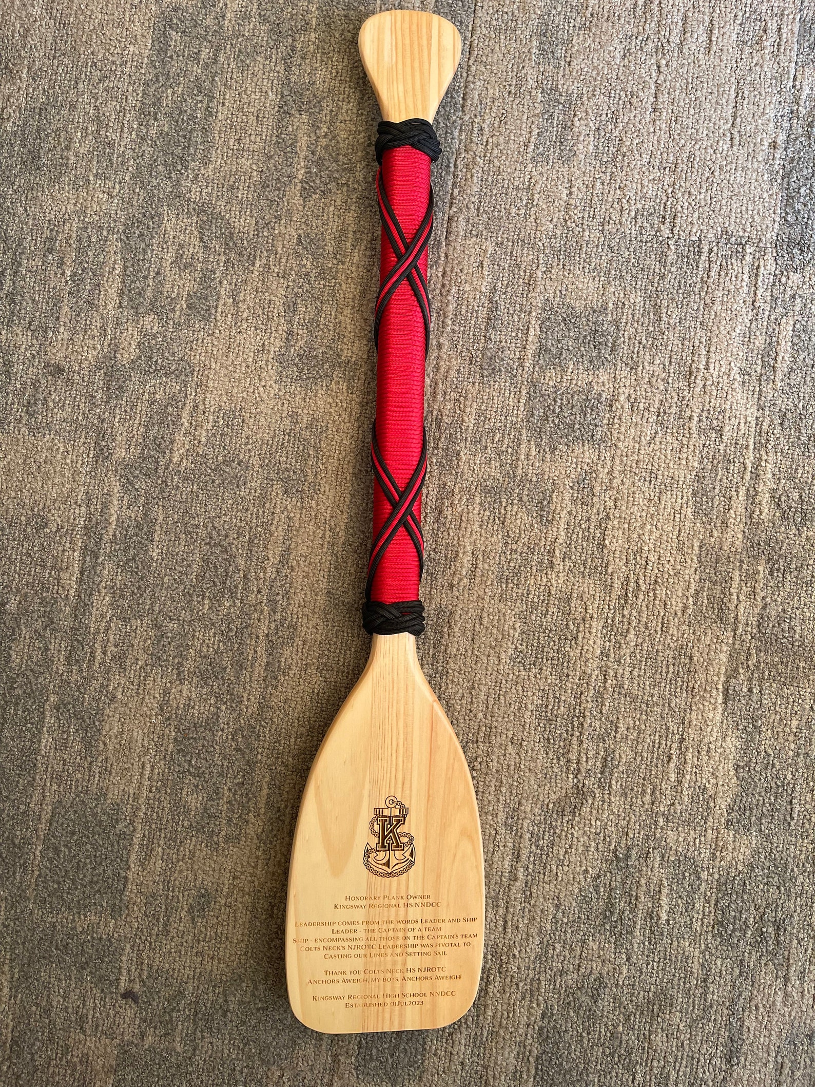 Custom Engraved Paddle: Military Retirement Gift, Veteran Owned - Etsy