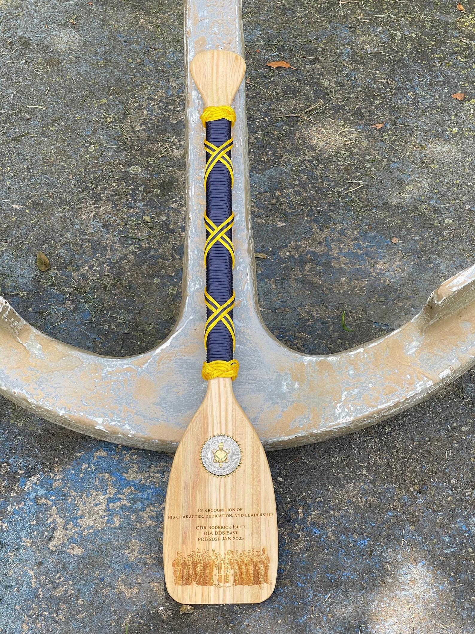 Custom Engraved Paddle: Military Retirement Gift, Veteran Owned - Etsy