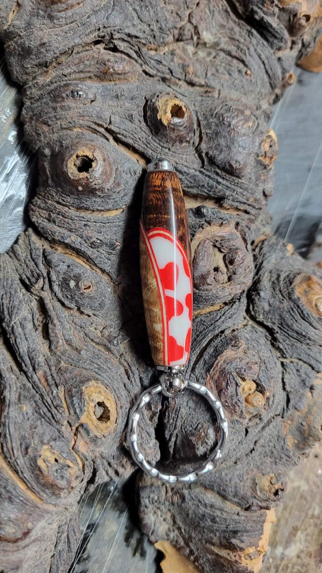 Twisted Koa Key Chain - Love II - Etsy