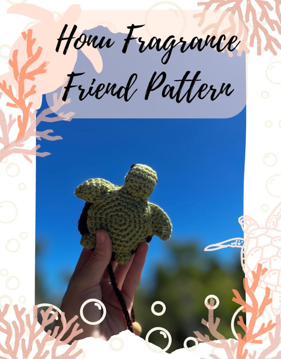 Honu (turtle) Fragrance Friend Digital Crochet Pattern - Etsy