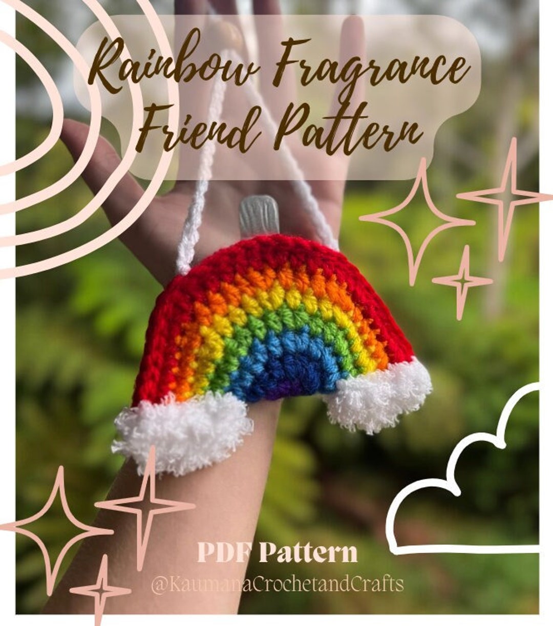 Crochet Pattern - Rainbow Fragrance Friend - Etsy