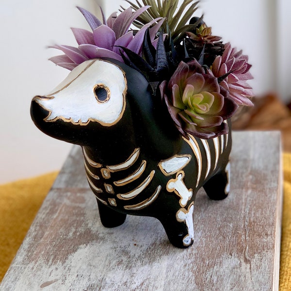 Skeleton Planter - Etsy