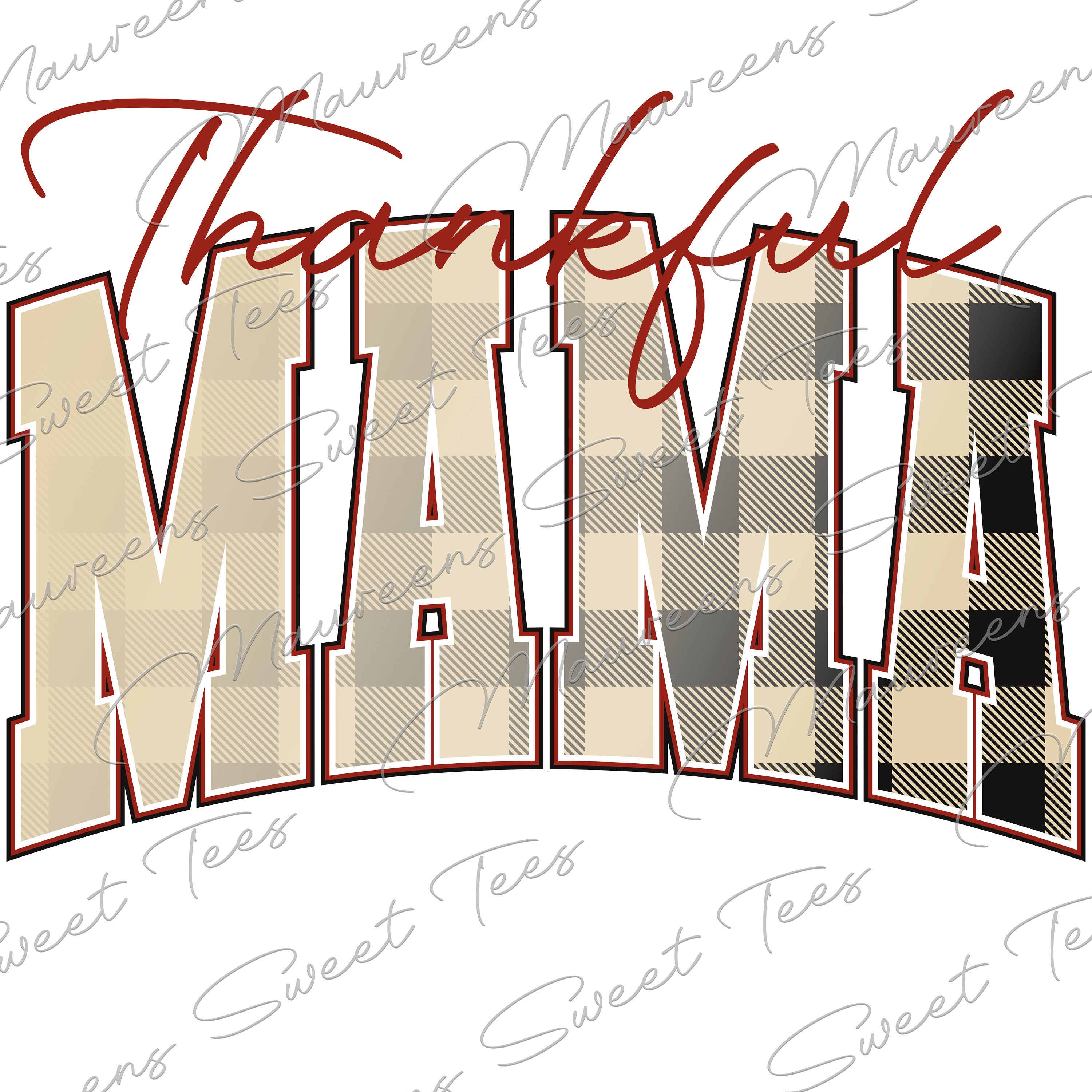 Mama Png, Thankful Mama DTF, Trendy Mom Shir, Png File for Sublimation ...