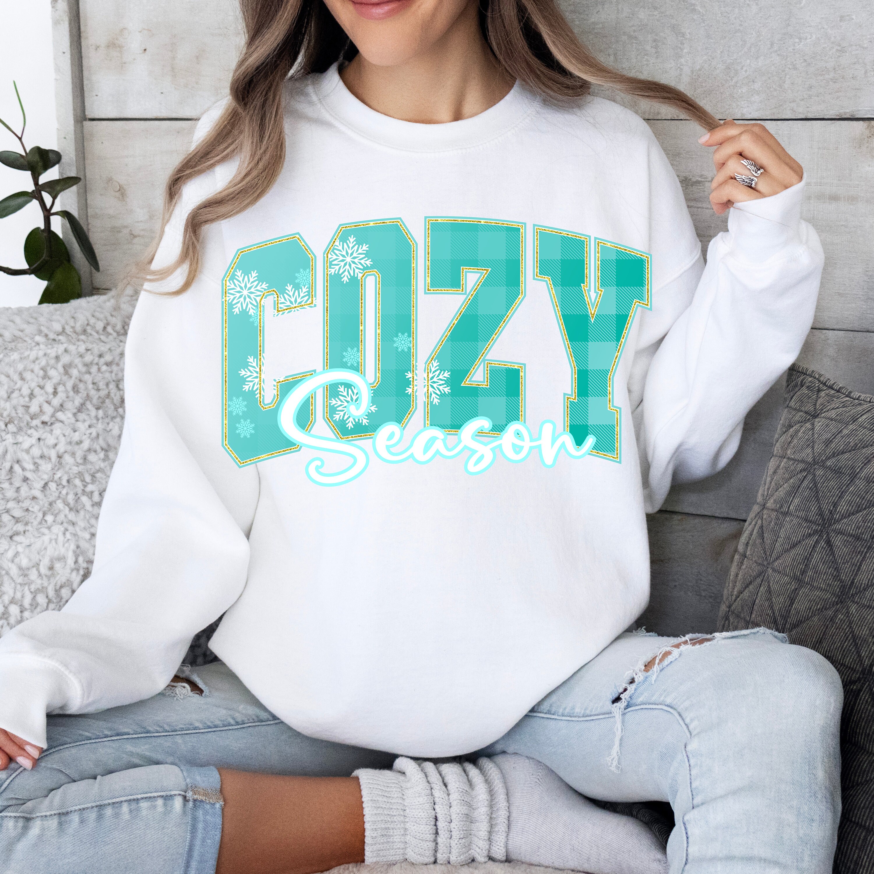 Cozy Season DTF, Cozy Png, Sweater Weather Png, Winter Sweater DTF ...