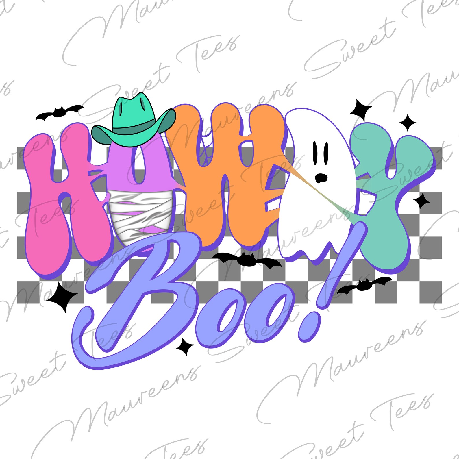 Retro Halloween Png, Howdy Halloween Png, Howdy Boo Png, Halloween Png ...