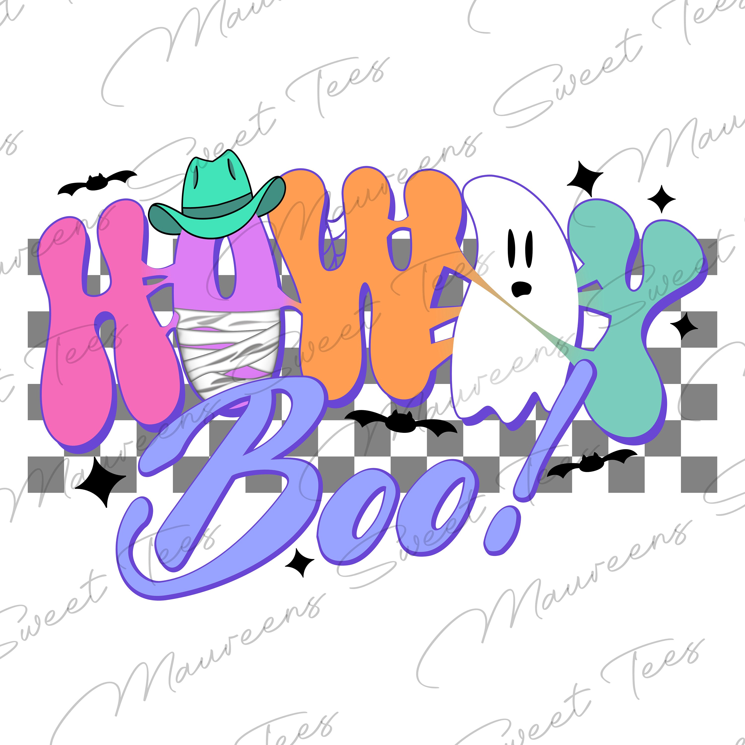 Retro Halloween Png, Howdy Halloween Png, Howdy Boo Png, Halloween Png ...