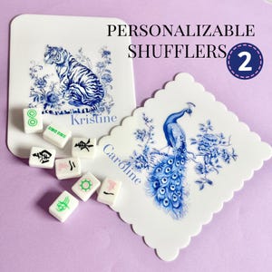 Mahjong Tile Mixer With Name Mahj Gift Set Mahjong Fundraiser Souvenir ...