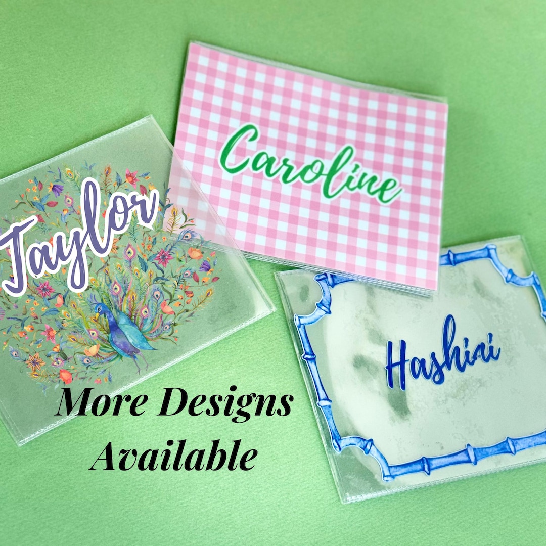 Mahjong Card Sleeve Personalized NMJL Card Tri-fold Cover Protective ...