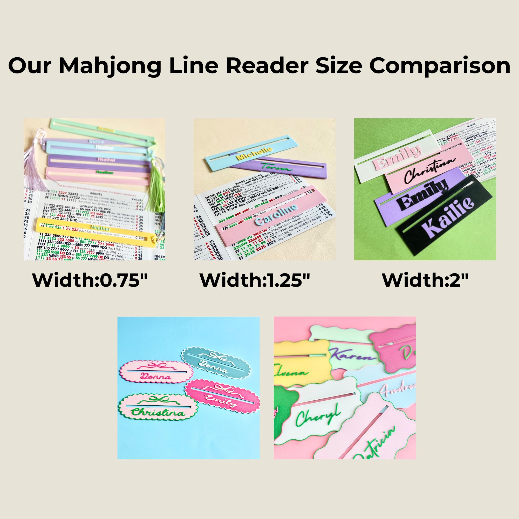 Mahjong Line Marker Mid Size Personalized Mahjong Gift for Girls ...