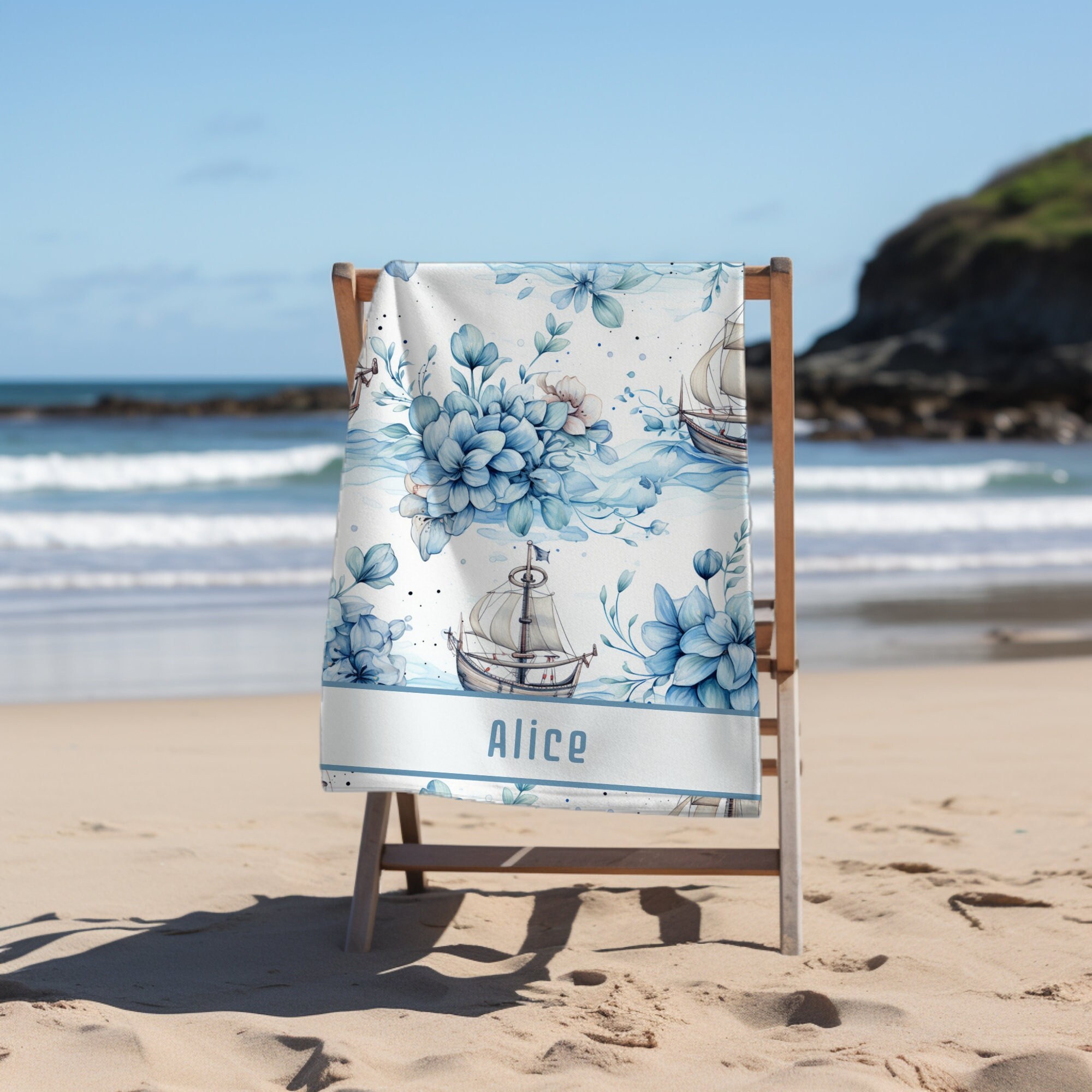 Bachelor Party Beach Essentials With Personalized Nautical Beach Towels ...