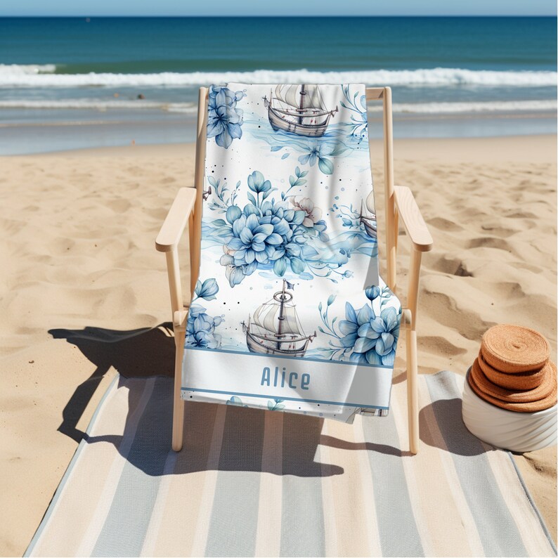 Bachelor Party Beach Essentials With Personalized Nautical Beach Towels ...