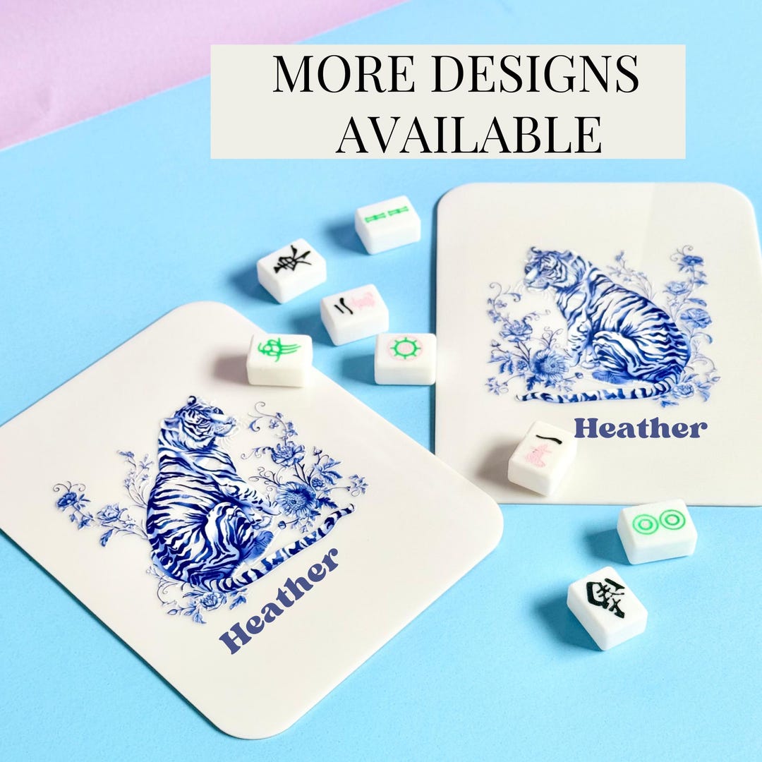 Mahjong Tile Mixer Personalized Mahjong Accessories Chinoiserie Mahj ...