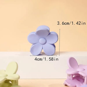 Small Flower Claw Clip 6 Pack Daisy Clip Colorful Flower Hair Claw ...