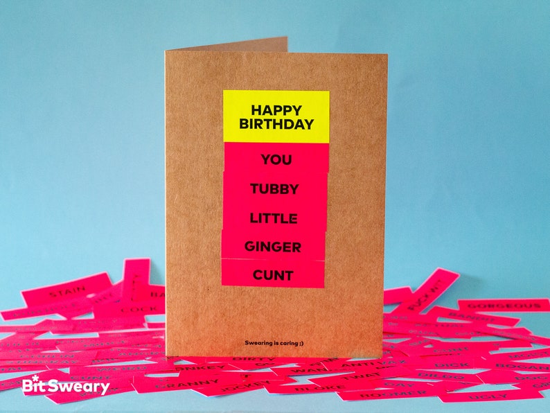 3 X Rude Greetings Cards Build Your Own Funny Rude Cards Happy ...