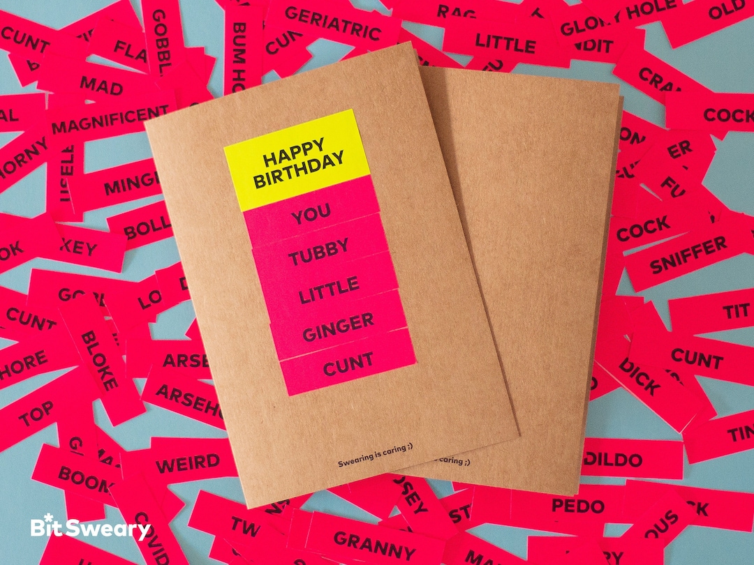 3 X Rude Greetings Cards Build Your Own Funny Rude Cards - Etsy