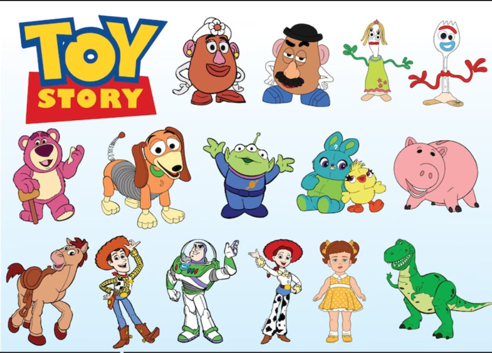 Toy Story Clipart Set Toy Story Svg Cut Files for Cricut / - Etsy