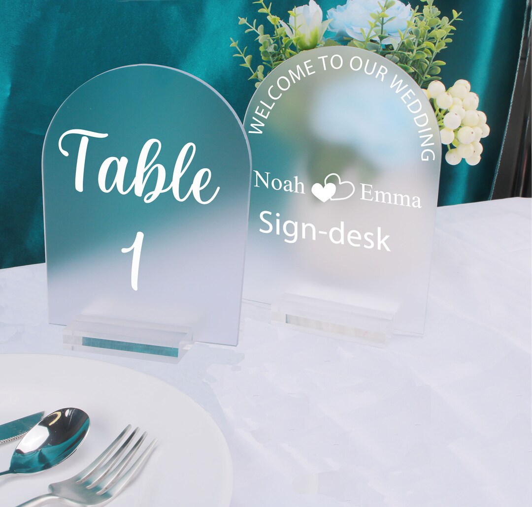 Wedding Table Numbers, Party Table Number, Customized Table Number ...