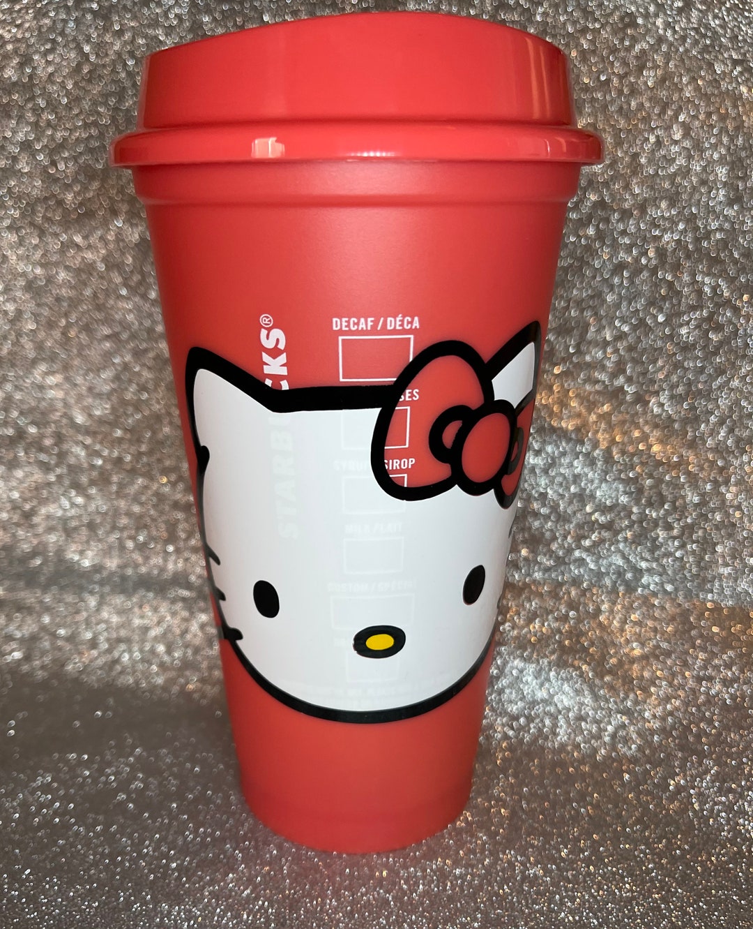 Hello Kitty Starbucks Coffee Cup - Etsy