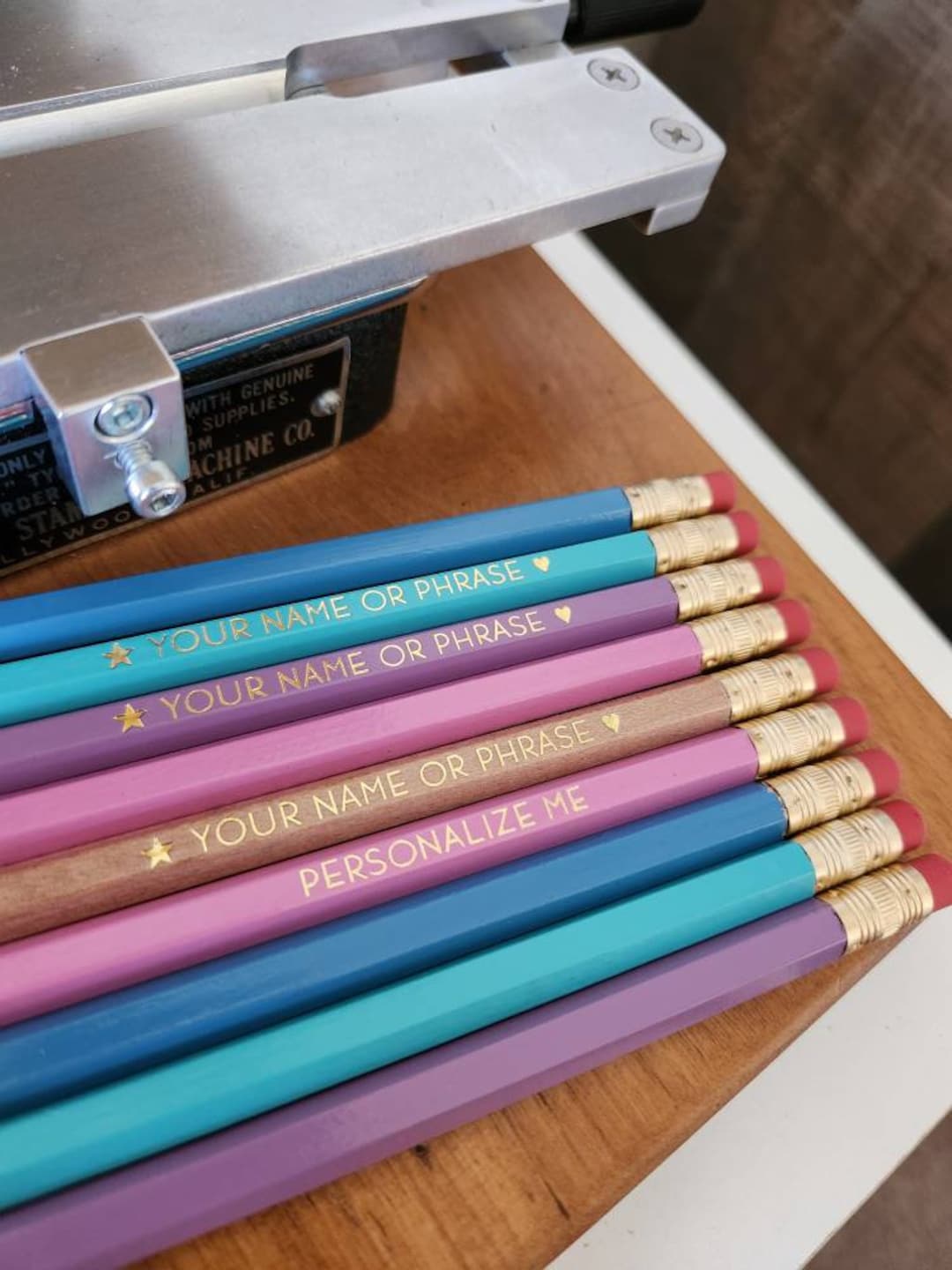 Sorbet | Personalized Pencils (set of 9) Teacher Gift Stocking Stuffer ...