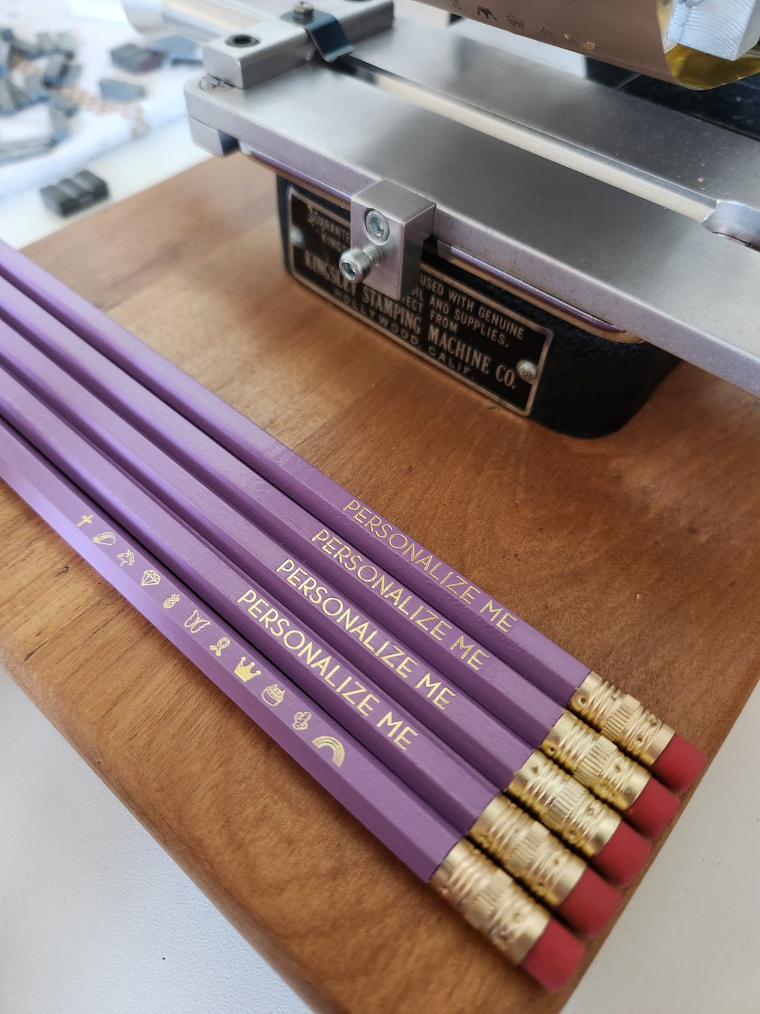 Lilac | Personalized Pencils (set of 5) Teacher Gift Stocking Stuffer ...