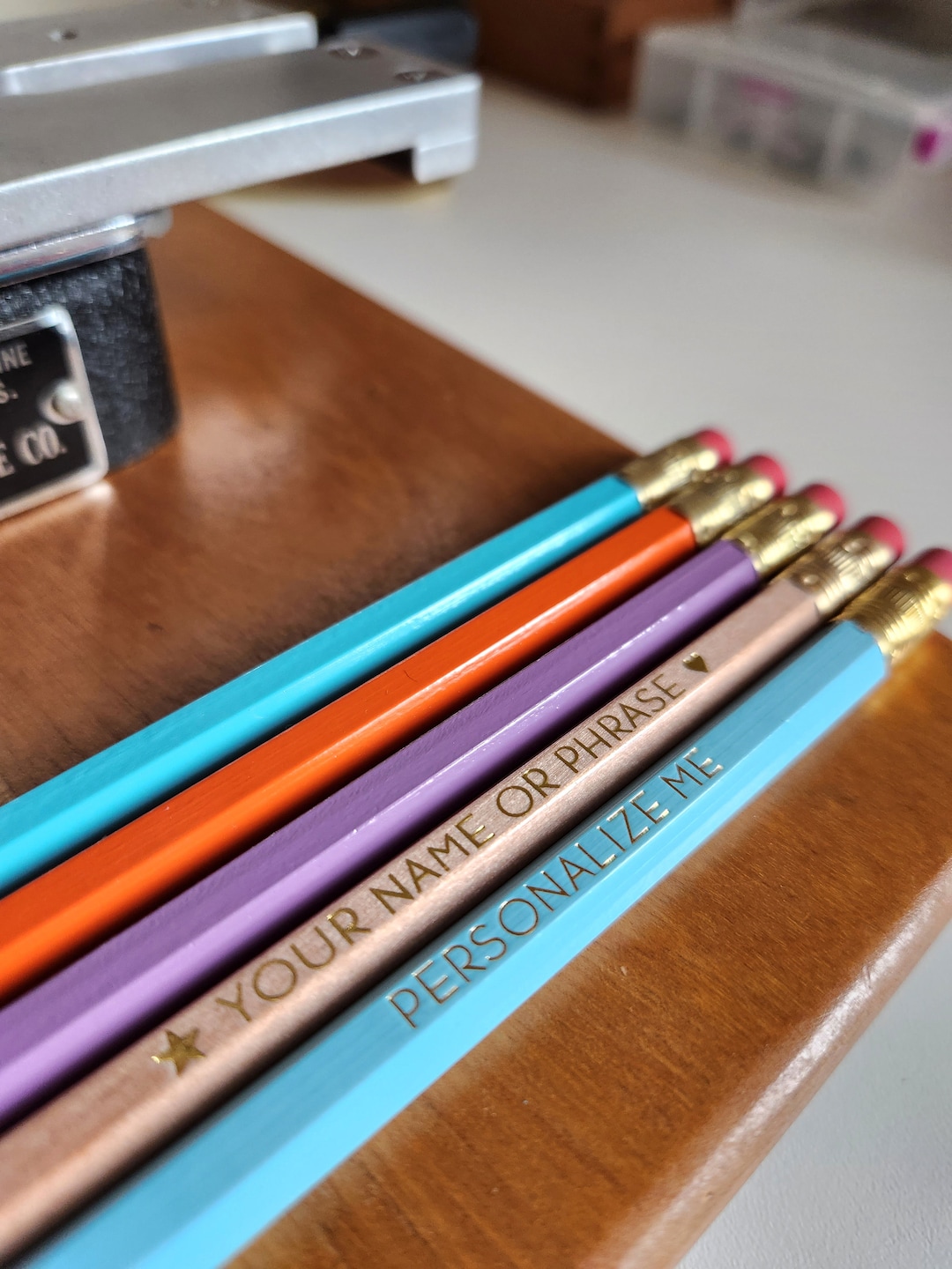 Gumball | Personalized Pencils (set of 5) Teacher Gift Stocking Stuffer ...