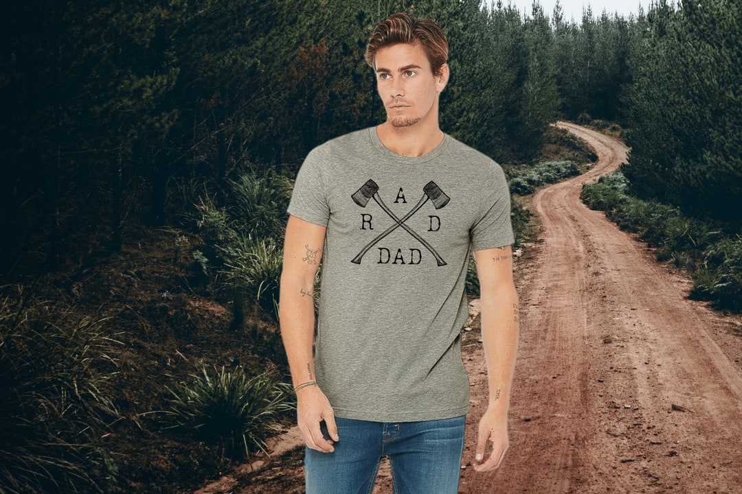 Rad Dad Axe T-shirt Father's Day Gift S 2XL - Etsy