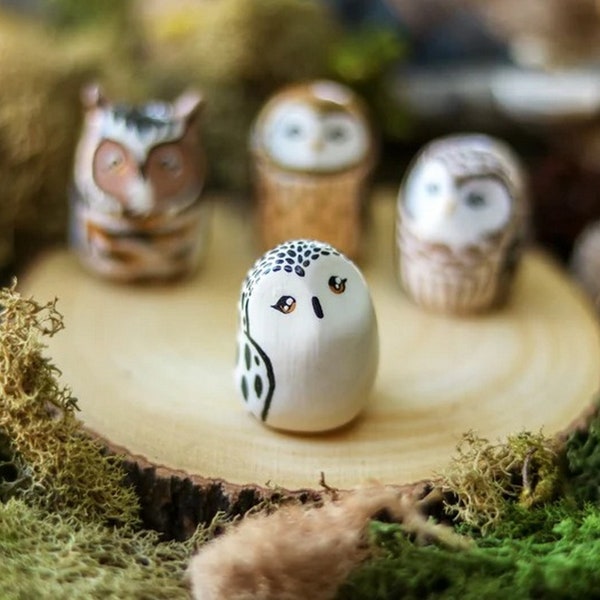 Clay Owl - Etsy