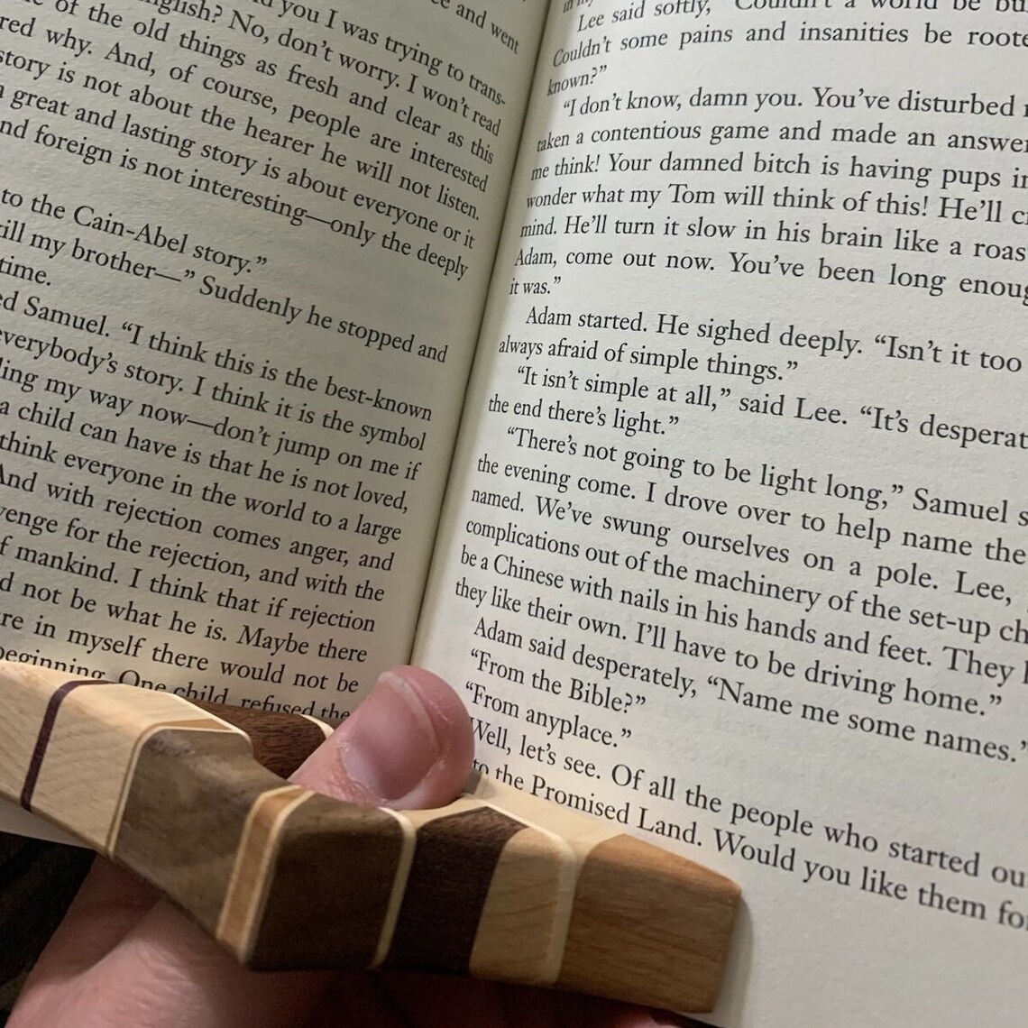 Wooden Page Holder - Etsy