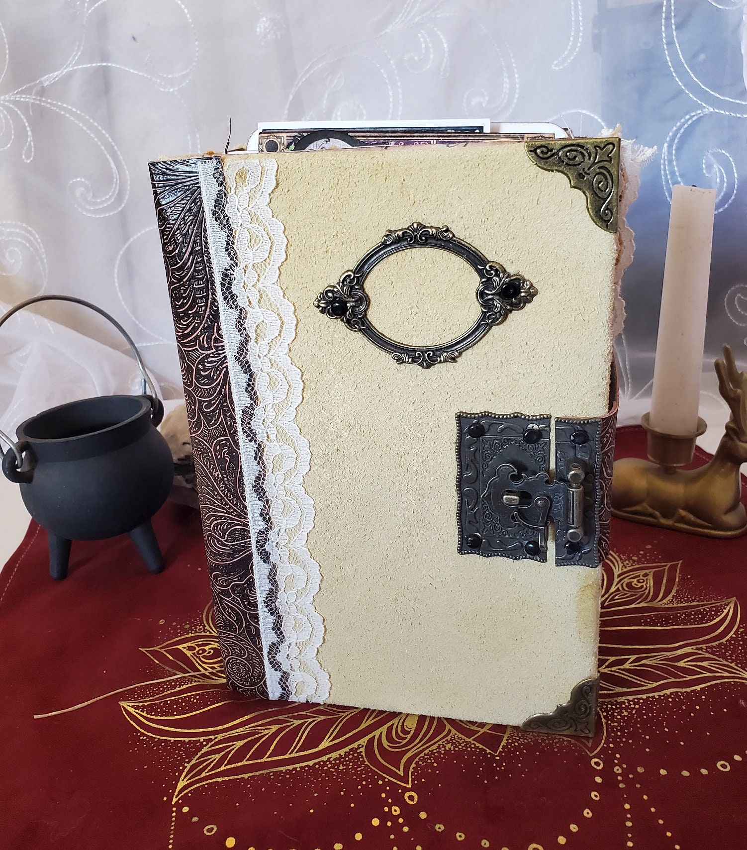 Junk Journal Vintage Lock Clasp Diary Photo Album Wedding Gift - Etsy