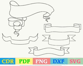 Banner SVG, Ribbon Svg, Label Svg, Scroll Svg, Sign Svg, Banner Clipart ...