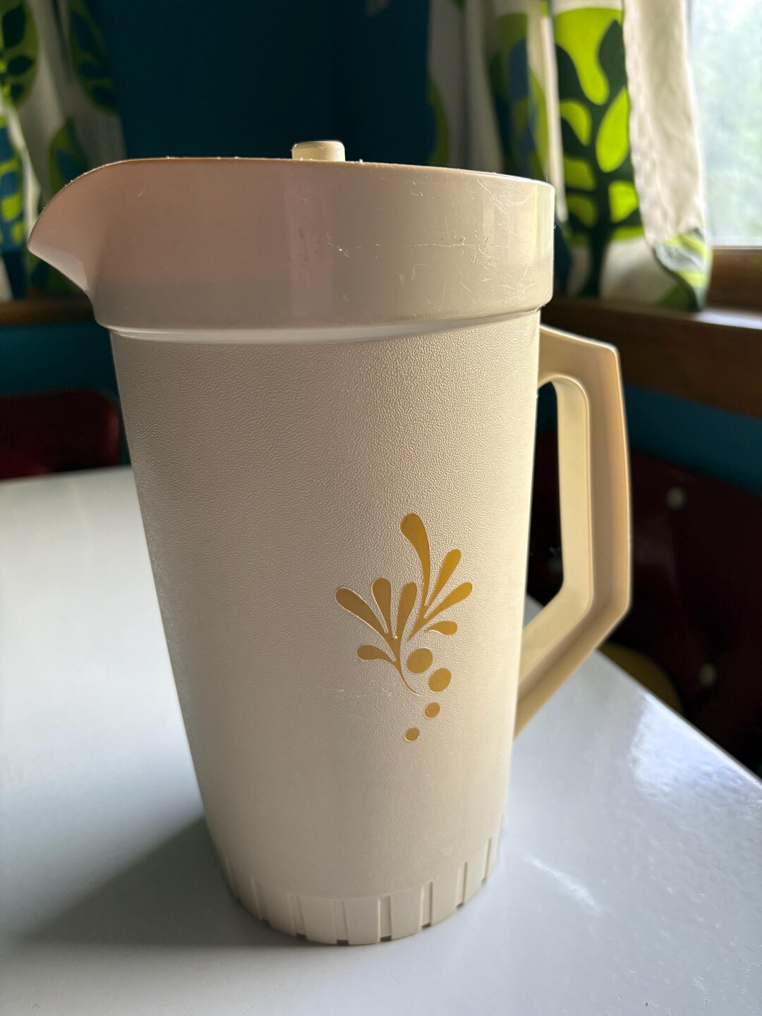 Vintage Tupperware Pitcher Almond Color 800-7 Retro Kitchen Design - Etsy