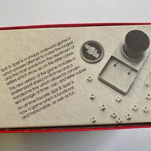 Vintage Parker Brothers Spill & Spell Game 1972 - Etsy