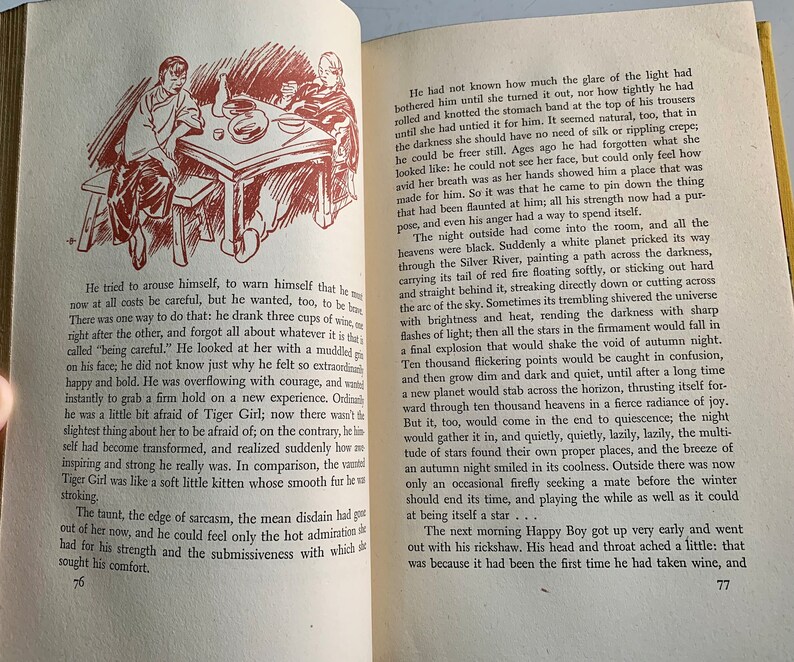 Vintage Book Rickshaw Boy by Lau Shaw 1945 - Etsy UK