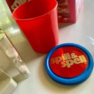 Vintage Parker Brothers Spill & Spell Game 1972 - Etsy