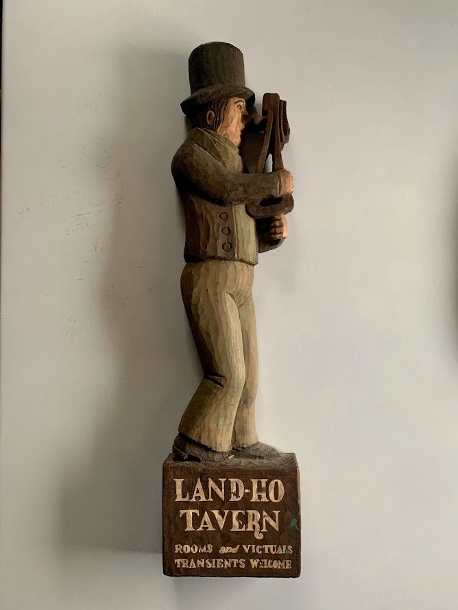 Vintage George Nathan Hand Carved Tavern Sign - Etsy