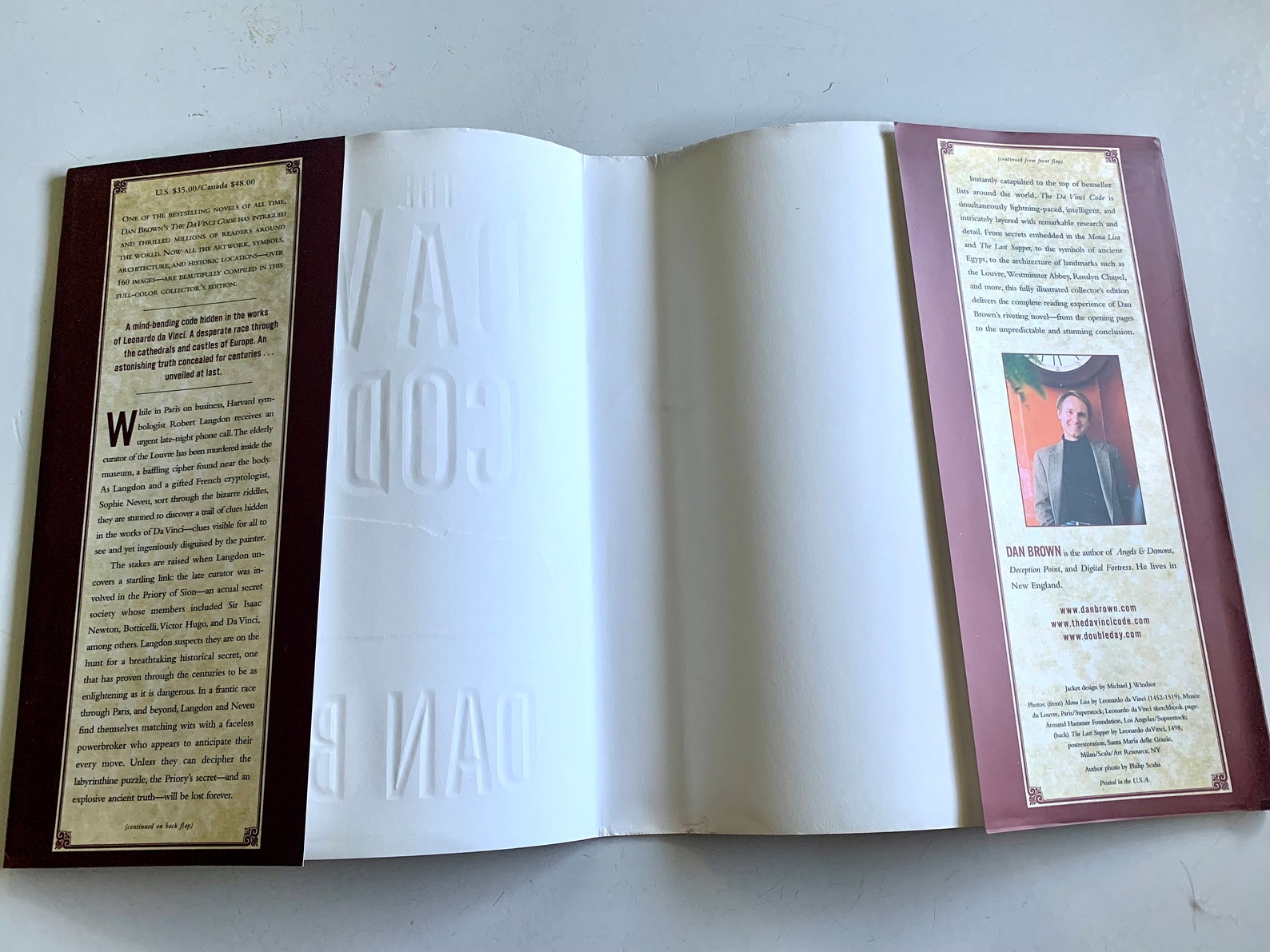 The Davinci Code by Dan Brown Illustrated Edition - First Edition - Etsy