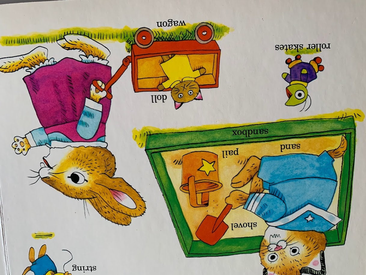 Richard Scarry's Just Right Word Book Vintage - Etsy