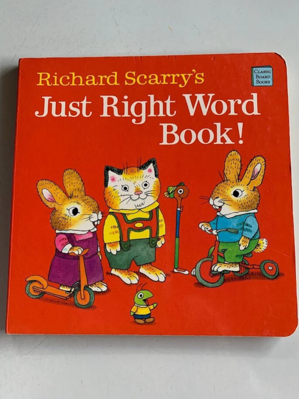 Richard Scarry's Just Right Word Book Vintage - Etsy