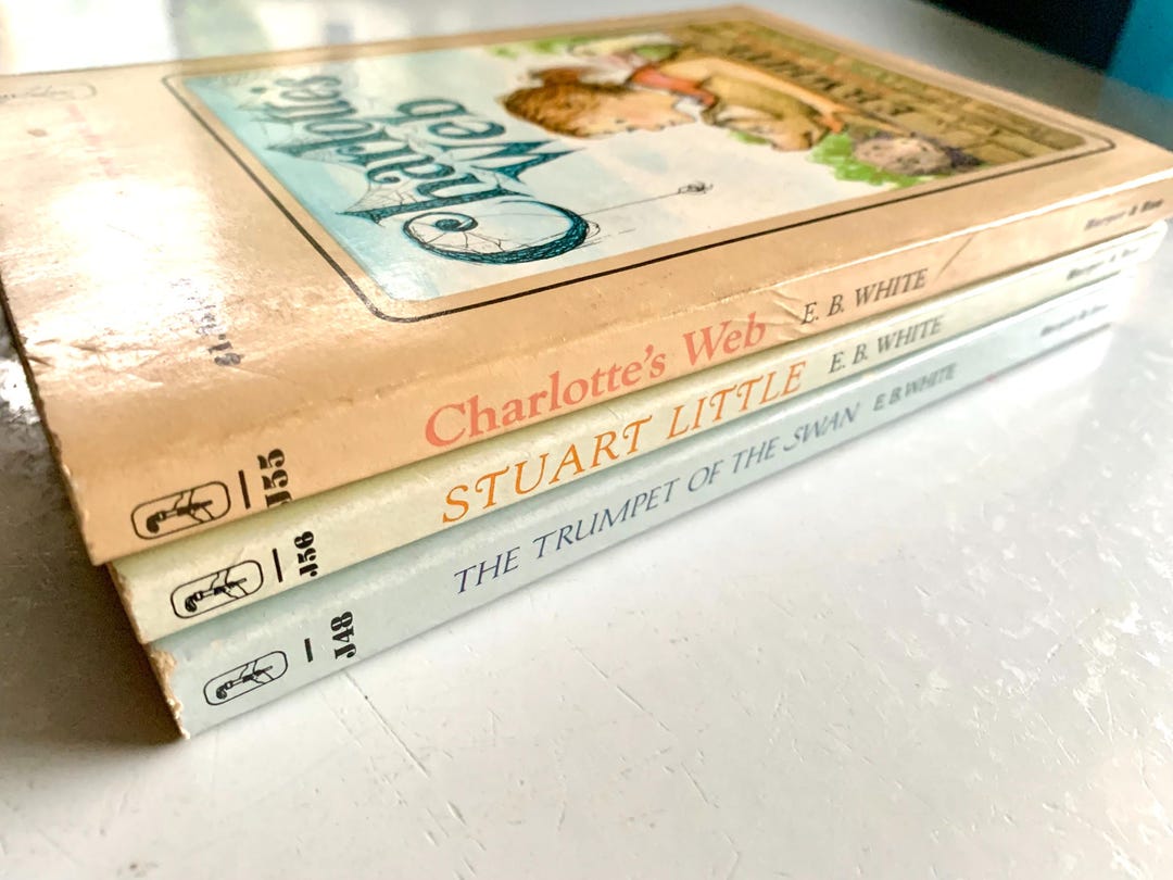 Vintage Charlotte's Web, the Trumpet of the Swan, and Stuart Little E.B ...
